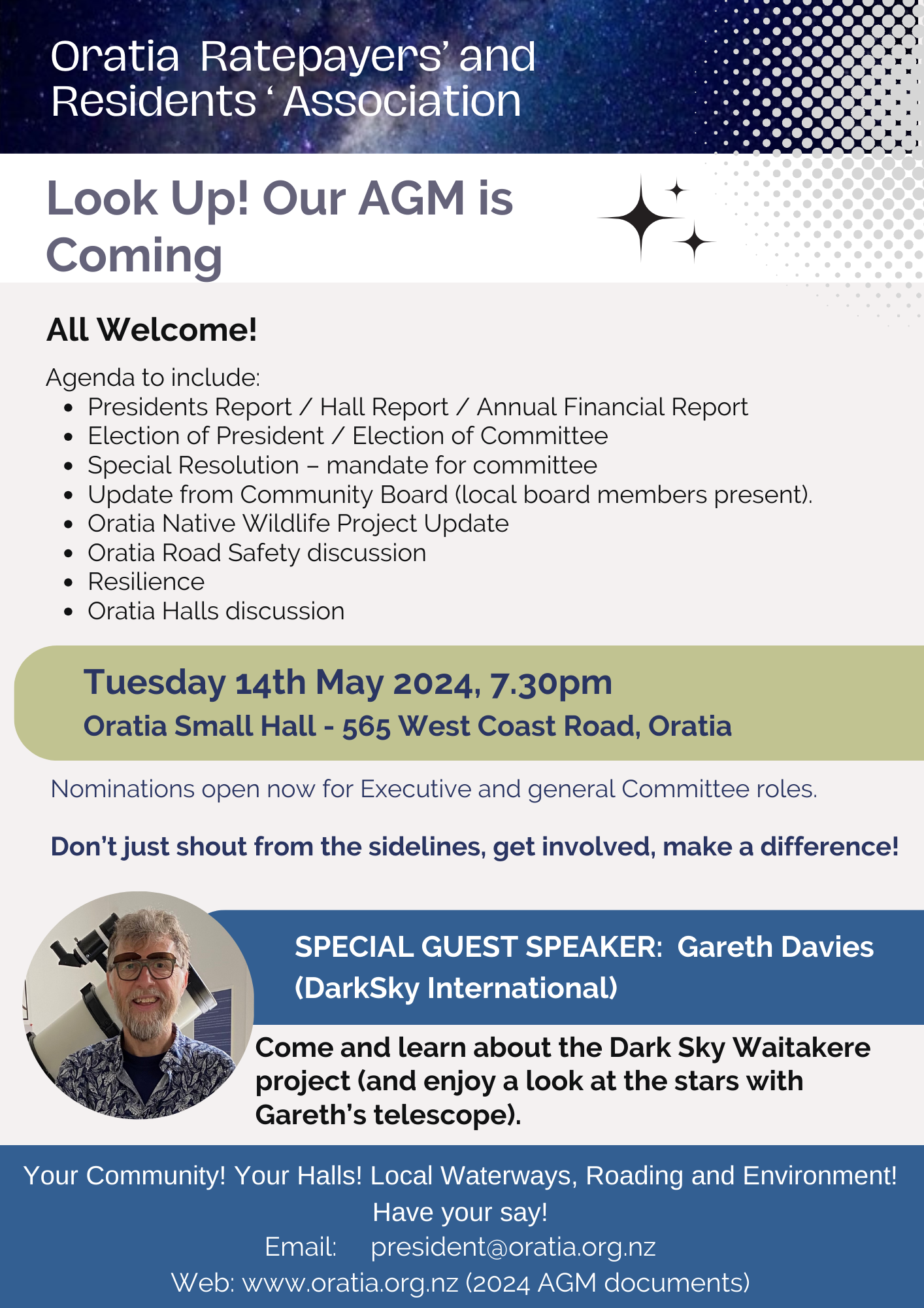 ORRA AGM 2024 – Oratia